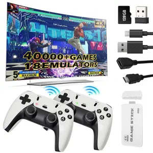 40000+(20000+) Classic Games Retro Game Stick with Dual 2.4G Wireless ...